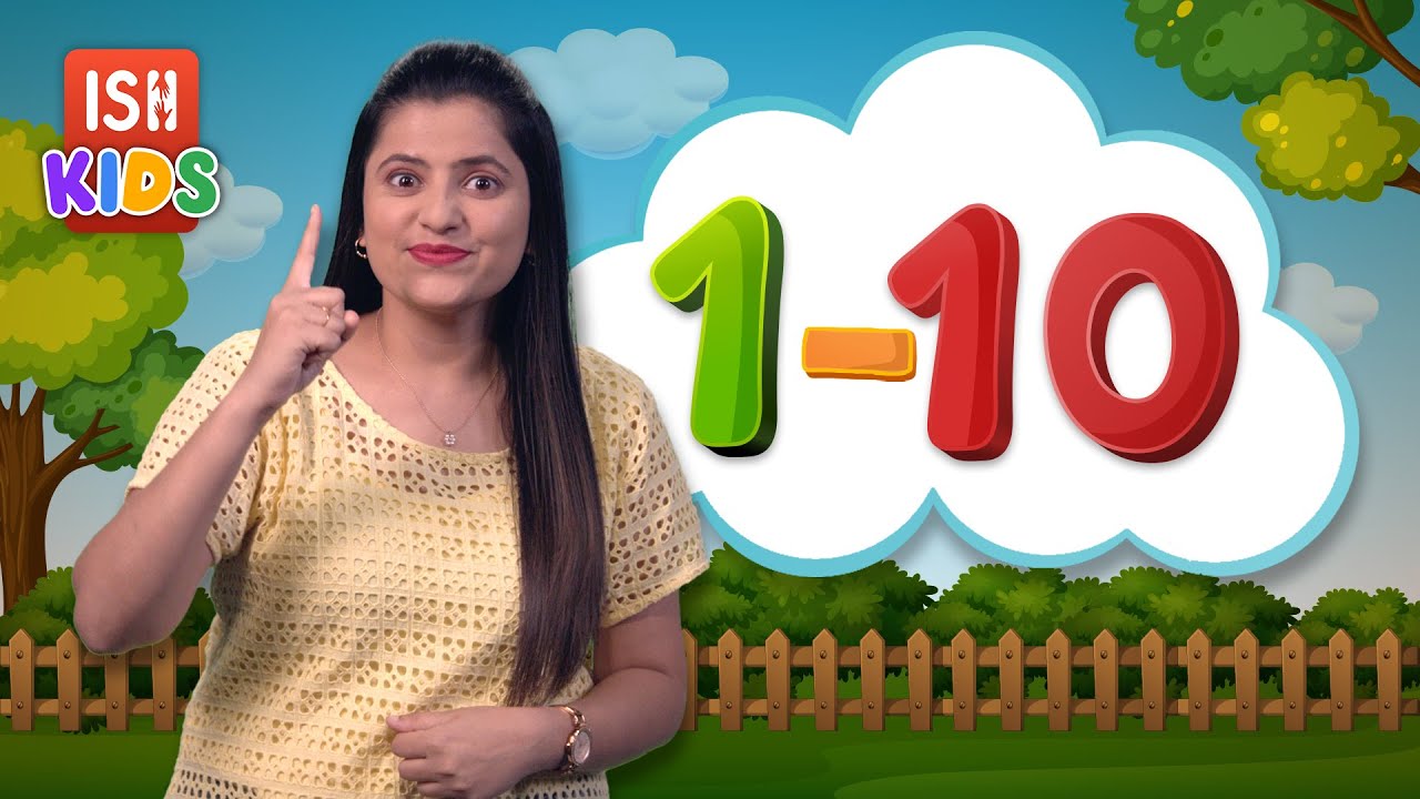 Counting with ISH Kids: Numbers 1-10 in Indian Sign Language - YouTube