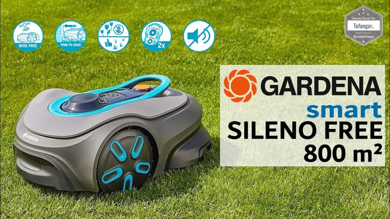 Gardena smart SILENO free 800m² ️Tondeuse robot connectée Gardena ...