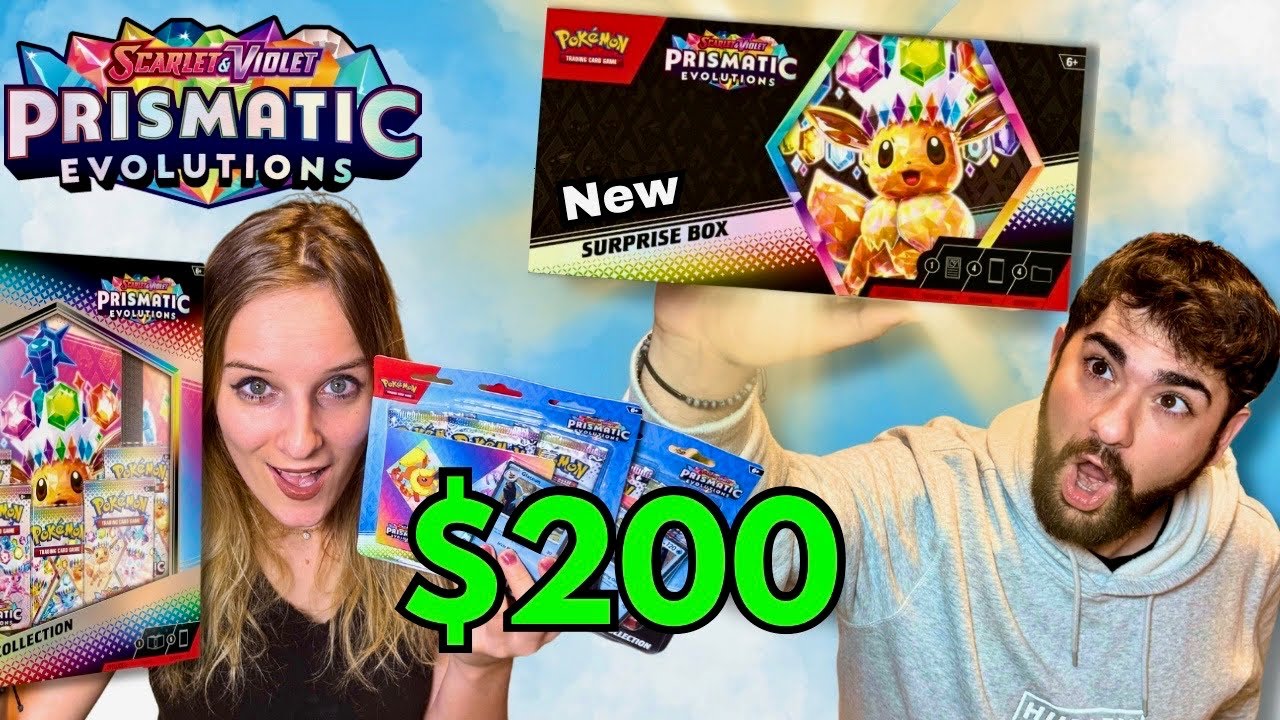 Surprise Boxes Are HERE! $200 Prismatic Evolutions Opening! - YouTube