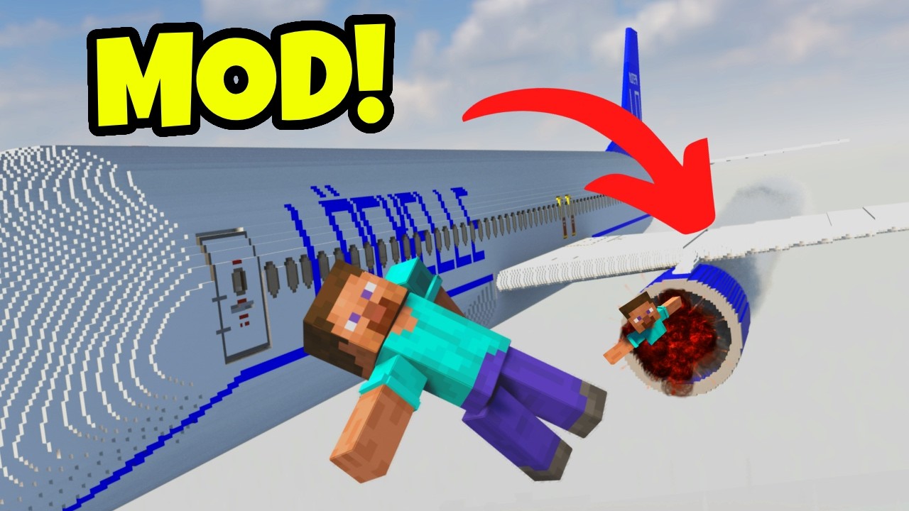 How Many MINECRAFT STEVES to CRASH THE PLANE! Teardown Gameplay - YouTube