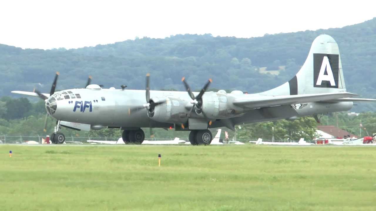 B-29 FiFi at World War II Weekend 2012, Reading, Pa. - YouTube