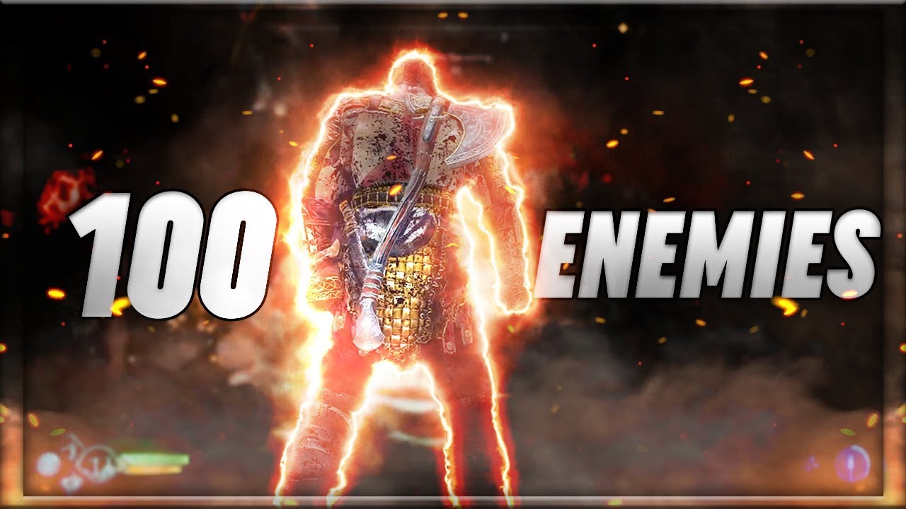 KRATOS VS 100 ENEMIES! God Of War (2018) Trials of Muspelheim Gameplay ...