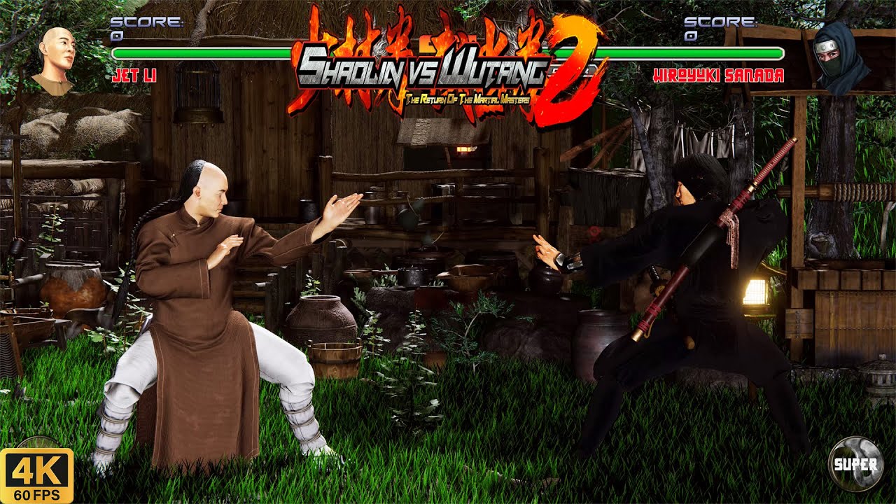 Shaolin vs Wutang 2 | Jet Li (Wu Shu) 💥 Hiroyuki Sanada (Ninjutsu ...