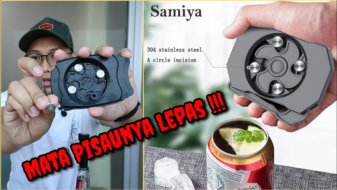 Go Swing Alat pemotong tutup minuman kaleng - YouTube