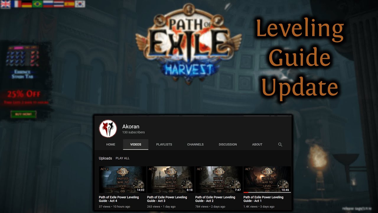 Path of Exile Power Leveling Guide - Update - YouTube