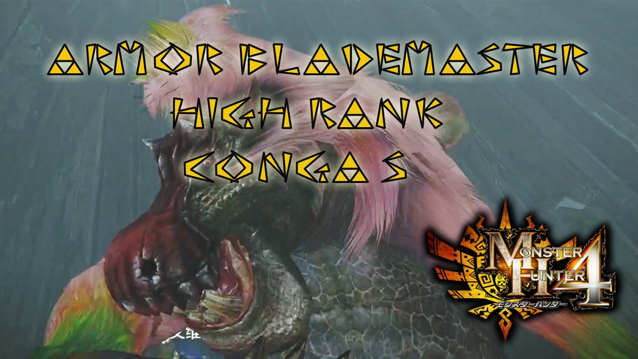 Monster hunter 4 Armor blademaster HR CONGA S / Armadura espadachín ...