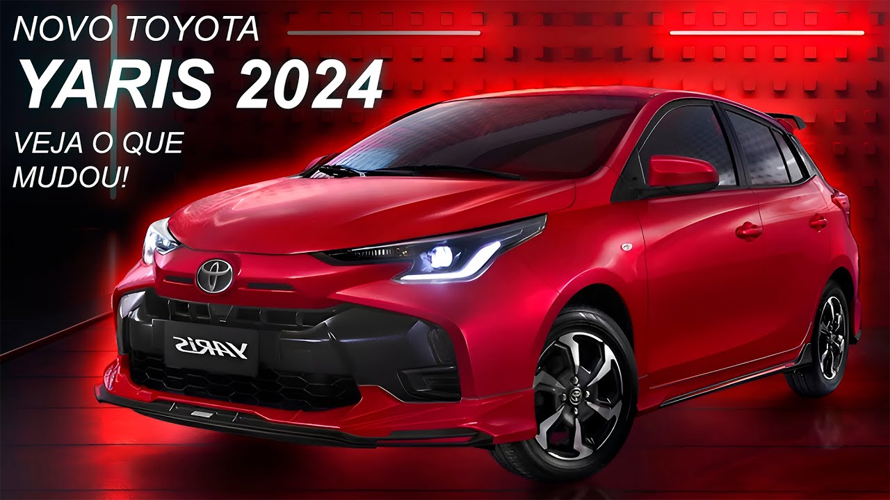 Toyota Yaris 2024 Hatchback Vermelho 2024 Toyota YARIS Cross 1.5L