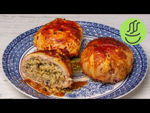 💯Saray Mutfağının En Lezzetlisi PİLİÇ TOPKAPI - Böyle Bir Tavuk Dolma yok!!!