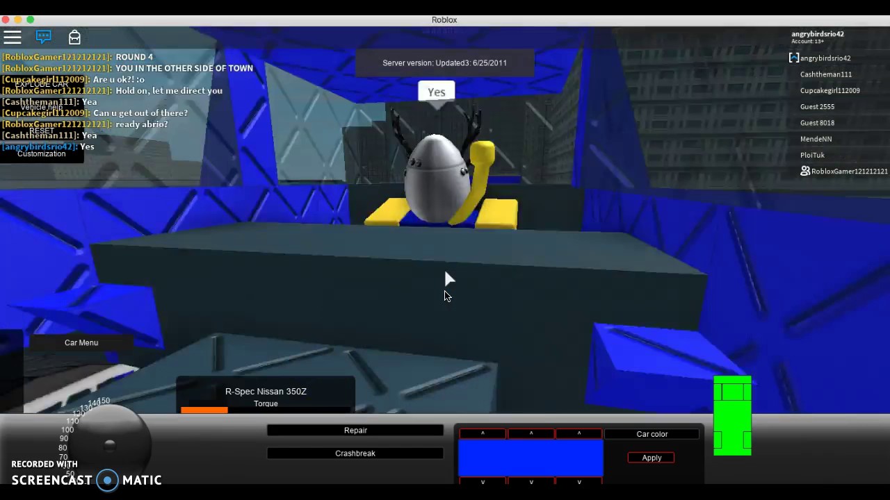 ROBLOX: Red Vehicle vs Blue Vehicle - YouTube