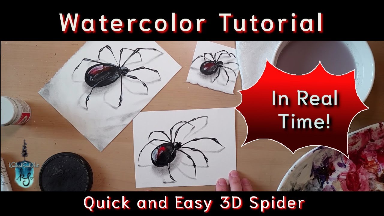 Quick and Easy 3D Spider in Under 3 Minutes! - YouTube