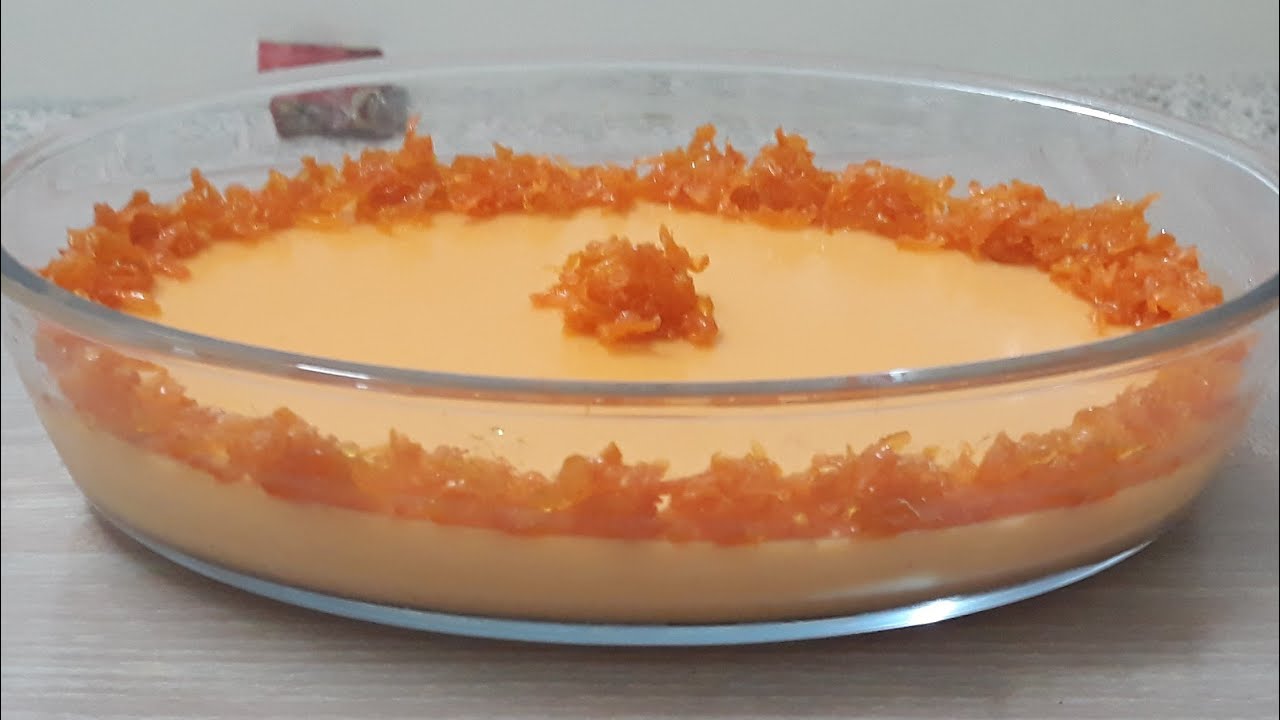 Carrot pudding||How to make Easy carrot pudding - YouTube