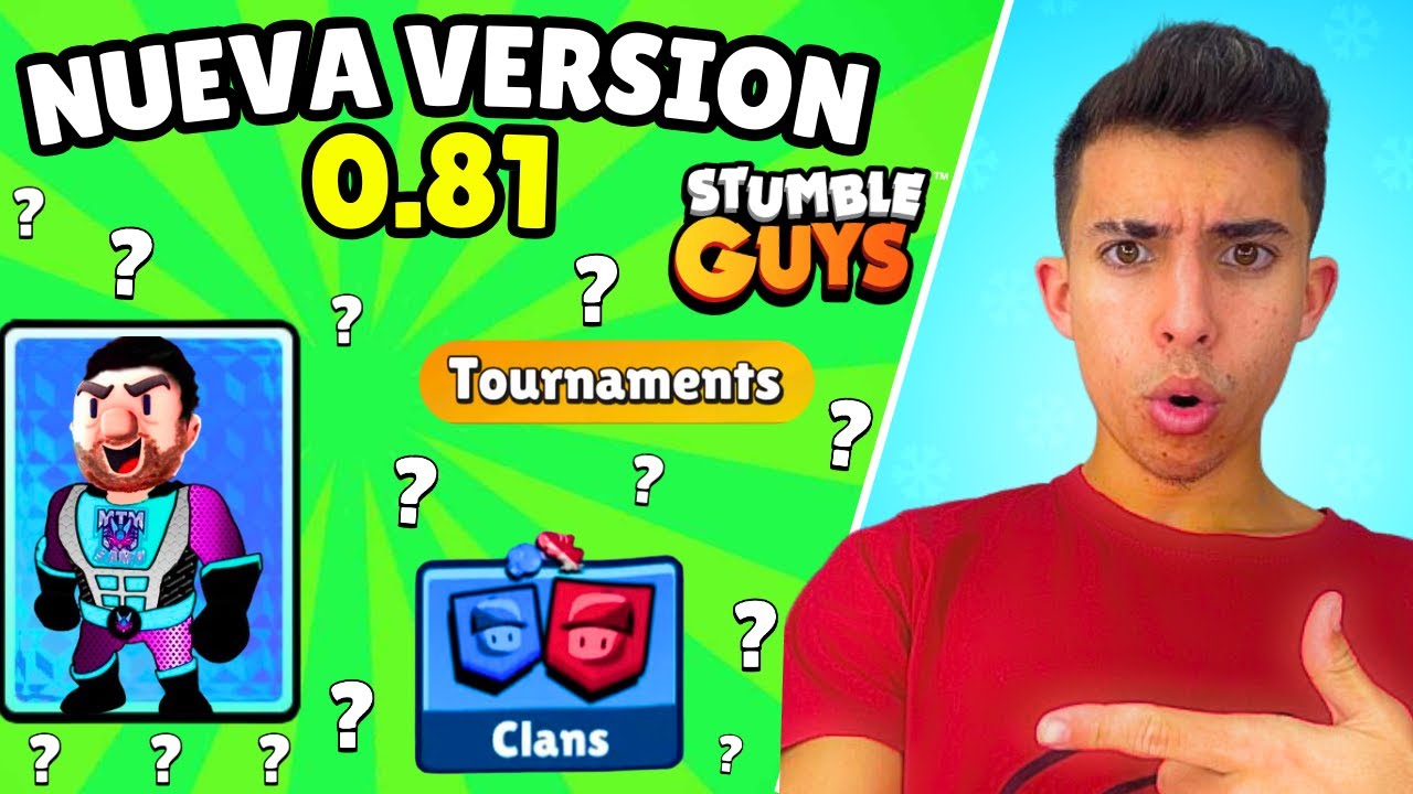 TODO LO QUE VIENE EN LA NUEVA VERSION 0.81 DE STUMBLE GUYS😱 - YouTube