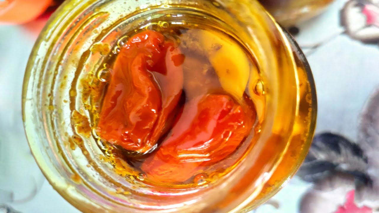 Bombay Chili Pickle ।। Bombay pepper pickle 🥵🥵 Bombay Morich Achar ...