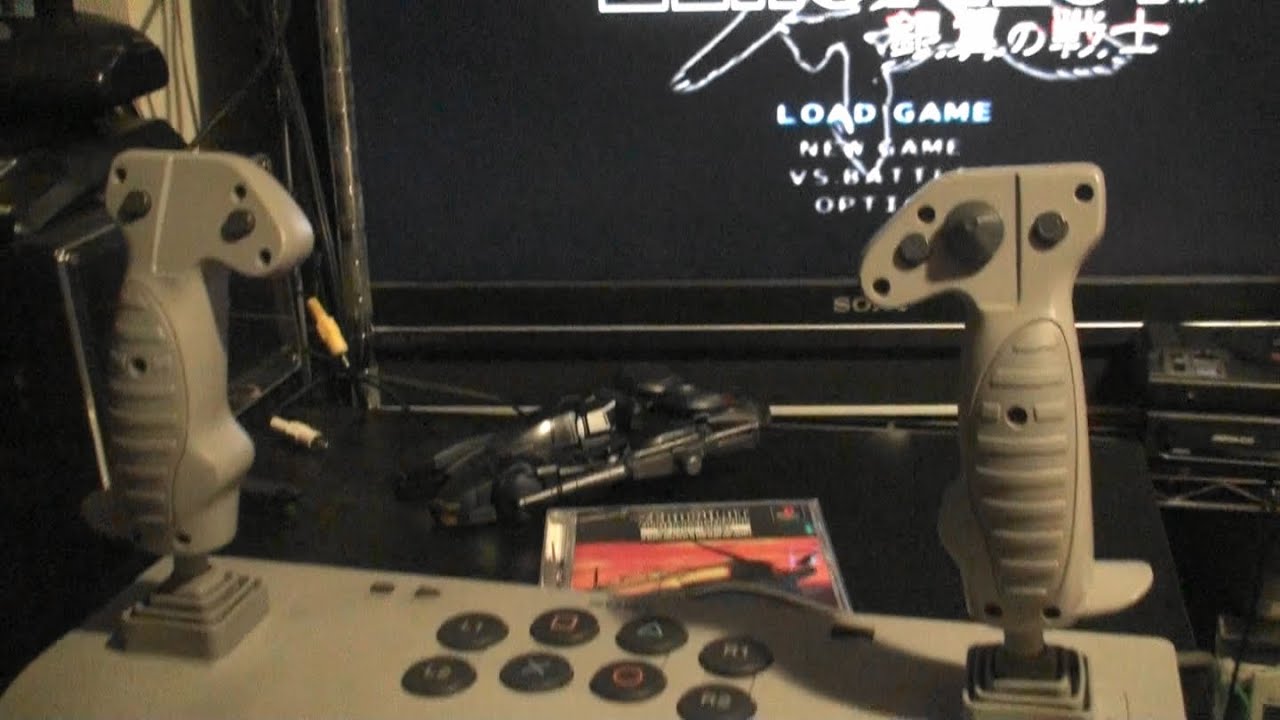 ZERO PILOT 銀翼の戦士 PlayStation アナログジョイスティック SCPH-1110 - YouTube