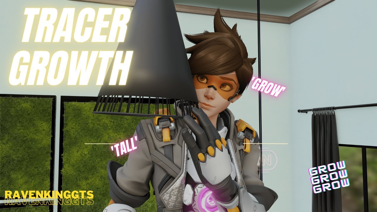 Tracer giantess growth Green room - YouTube