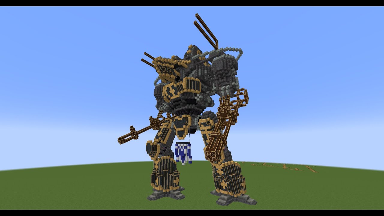 Minecraft Create 28. -Warhammer40k Warlord Titan leg Test2- - YouTube