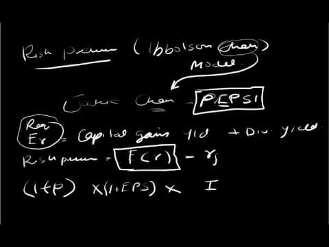 CFA Made Easy: L2 Risk Premium Ibbotson Chen - YouTube