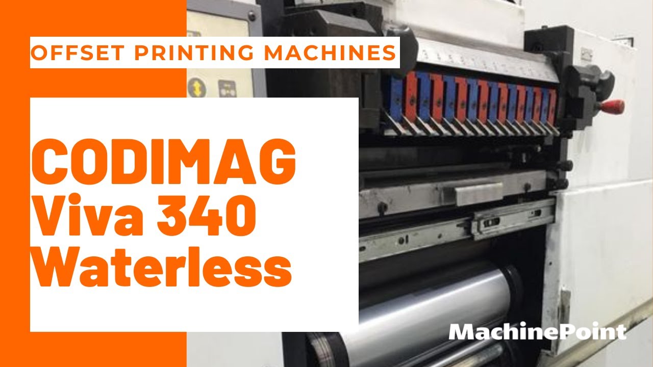 CODIMAG Viva 340 Waterless Offset printing machines | CODIMAG Machines ...