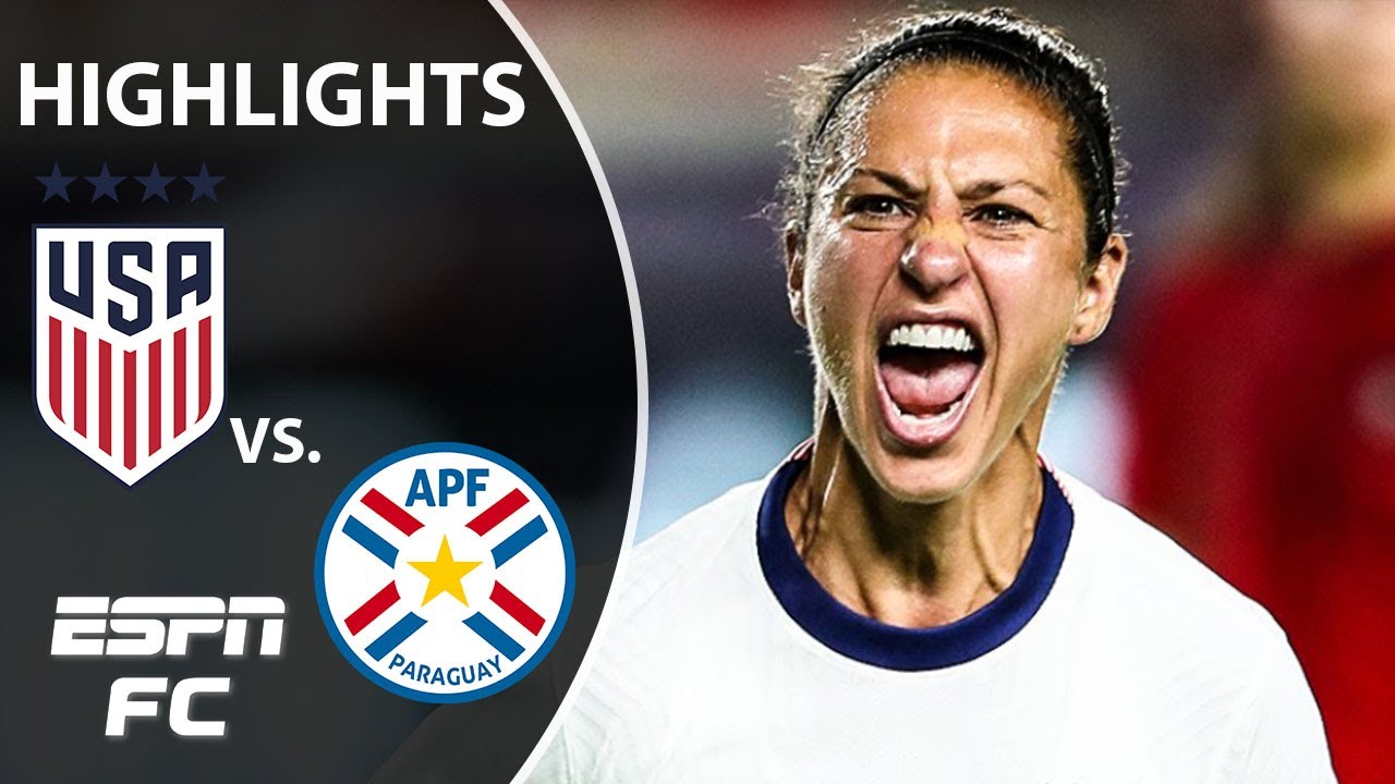 Carli Lloyd scores 5 goals in USWNT's 9-0 rout of Paraguay | USWNT ...