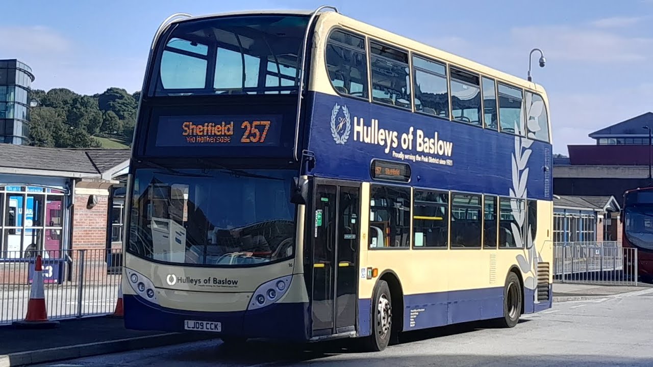 *Ex London Beast* 16 LJ09 CCK ADL E400 Trident on the 257 to Bakewell ...