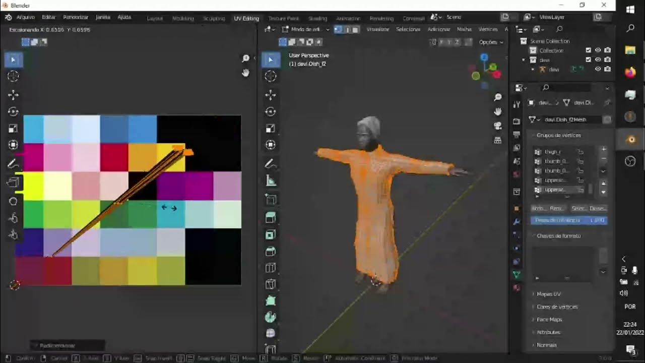 #BLENDER - Colorir no Blender com paleta de cores. - YouTube