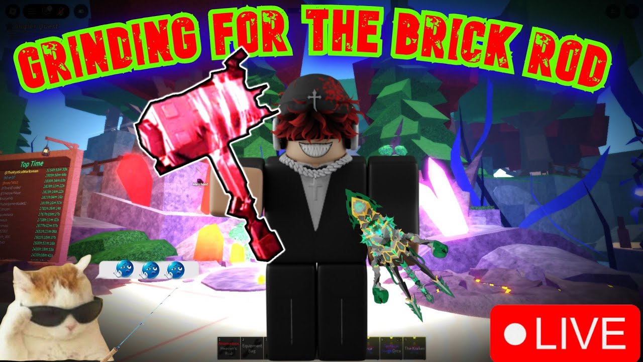 Grading for the brick rod Live stream afk - YouTube