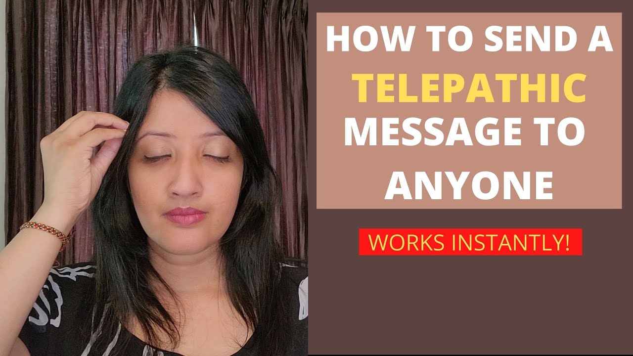 Send A TELEPATHIC MESSAGE To Anyone and Get Instant Results [Law of ...