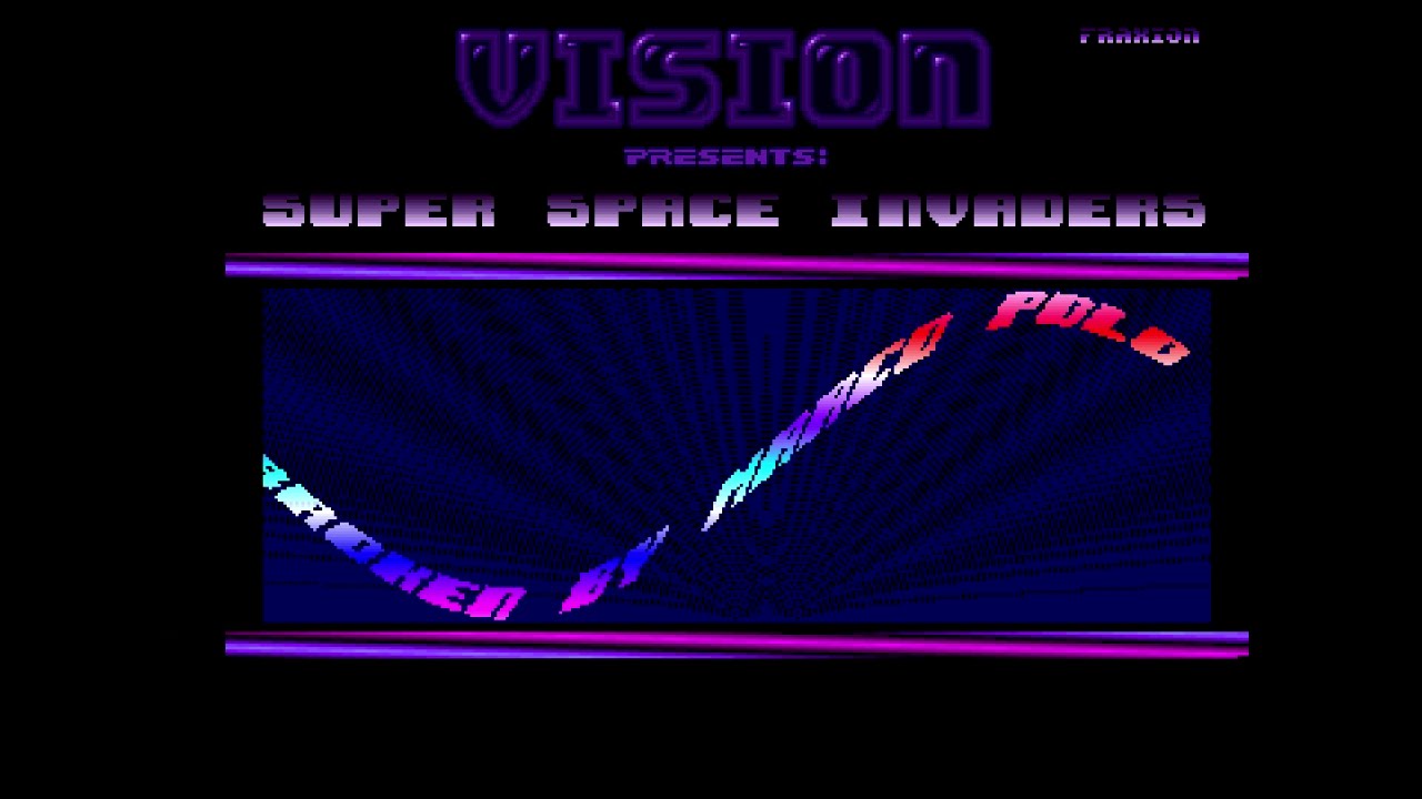 VISION FACTORY: CRACK INTRO (SUPER SPACE INVADERS 1991) - YouTube