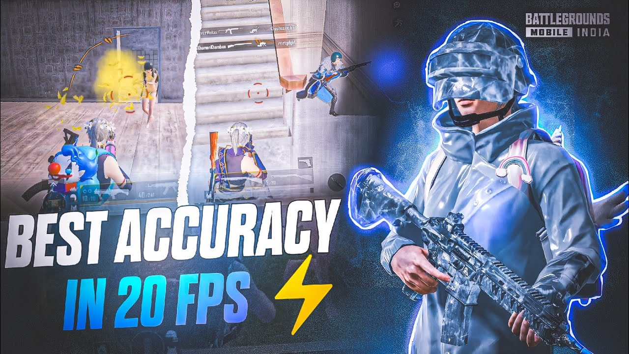 BEST ACCURACY IN 20 FPS ⚡ || BGMI MONTAGE || @deathxgojoyt55 4 FINGER ...