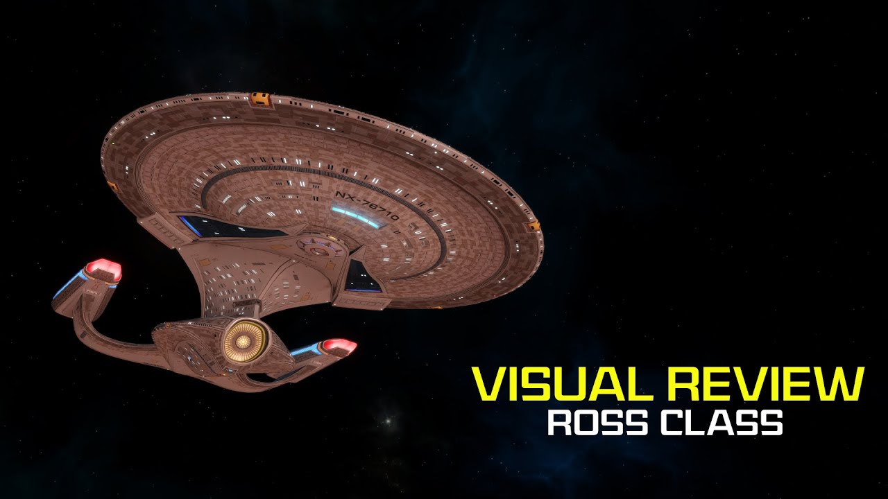 Visual Review | Ross Class Exploration Cruiser | Star Trek Online - YouTube