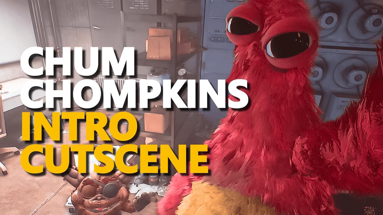 Chum Chompkins Intro Cutscene Poppy Playtime Chapter 5 - YouTube