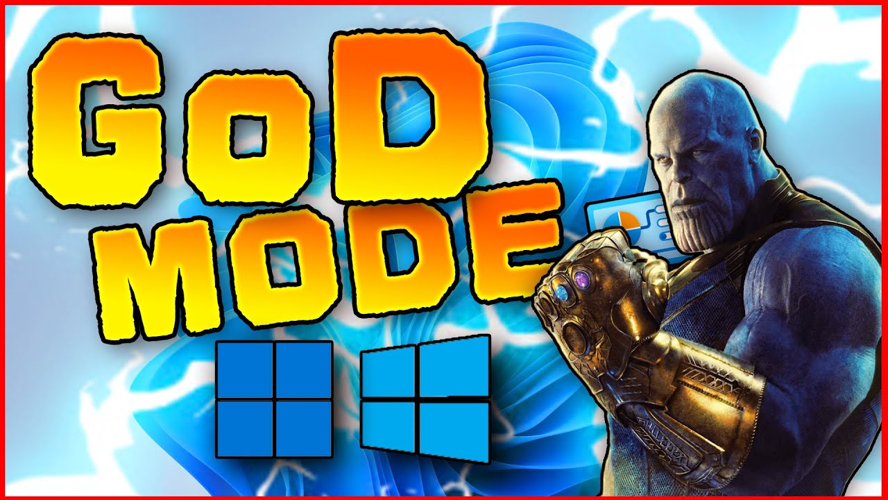 'GOD MODE' on WINDOWS | easily access all settings - YouTube