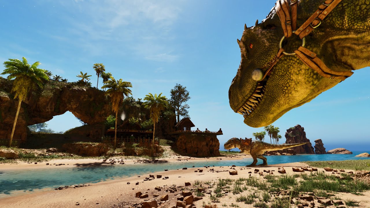 ARK ASA ISLAND || GIGA HUNTING || Alpha Dodo - YouTube