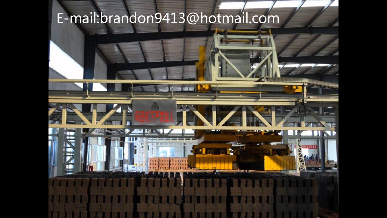 fully automatic brick manufacturing plant - YouTube