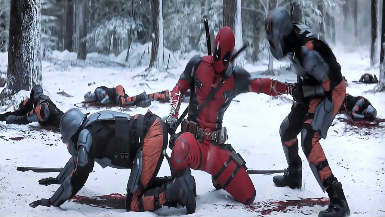 Deadpool and Wolverine Fight Scene | Deadpool vs TVA Agents | Full HD ...