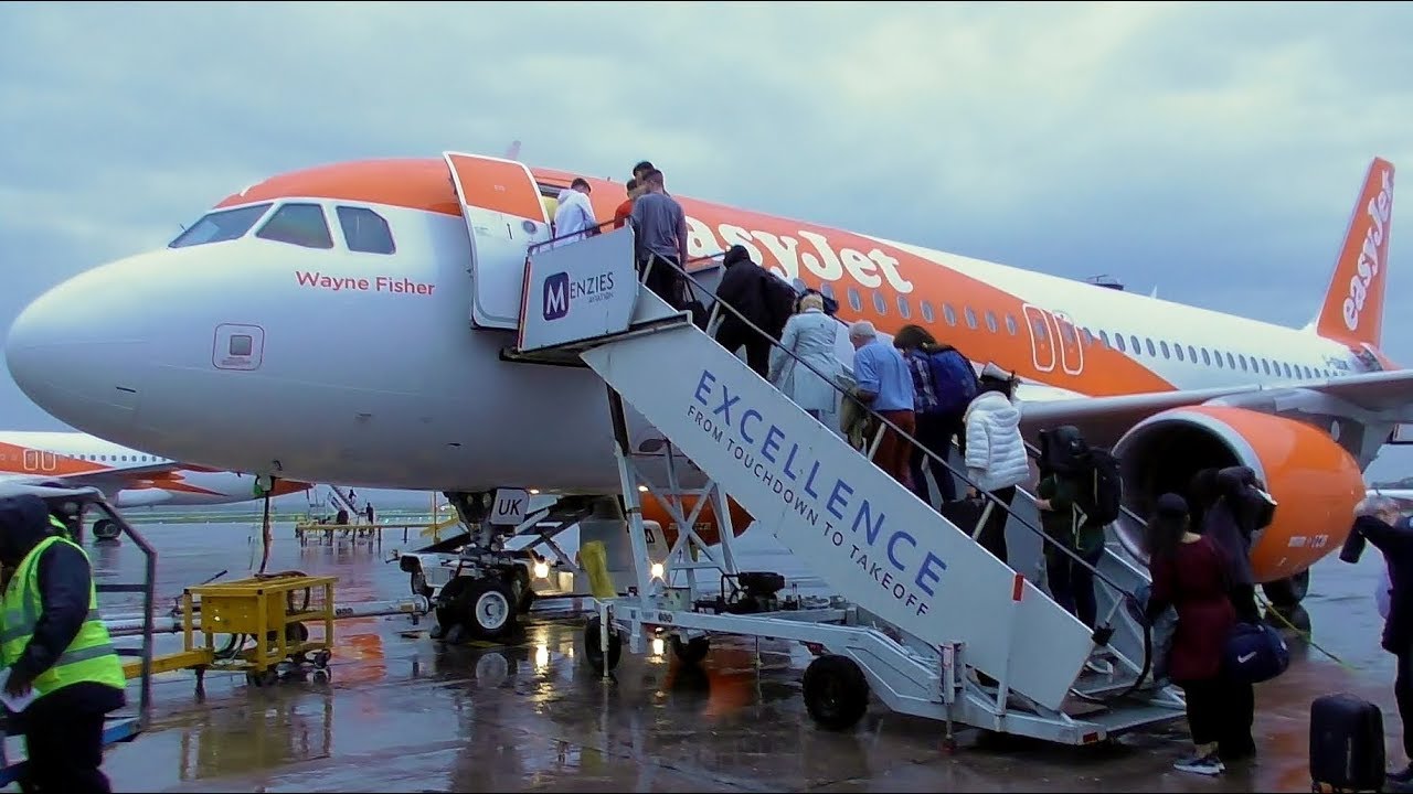 easyJet Airbus A320-214 Manchester to Amsterdam | Full Flight - YouTube