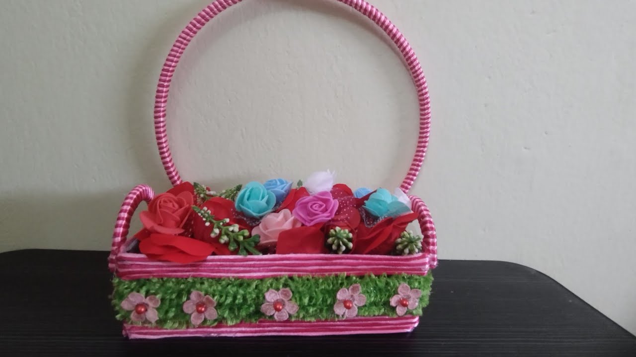 #diy handmade storage box made from paper and malai dori | recycling ...