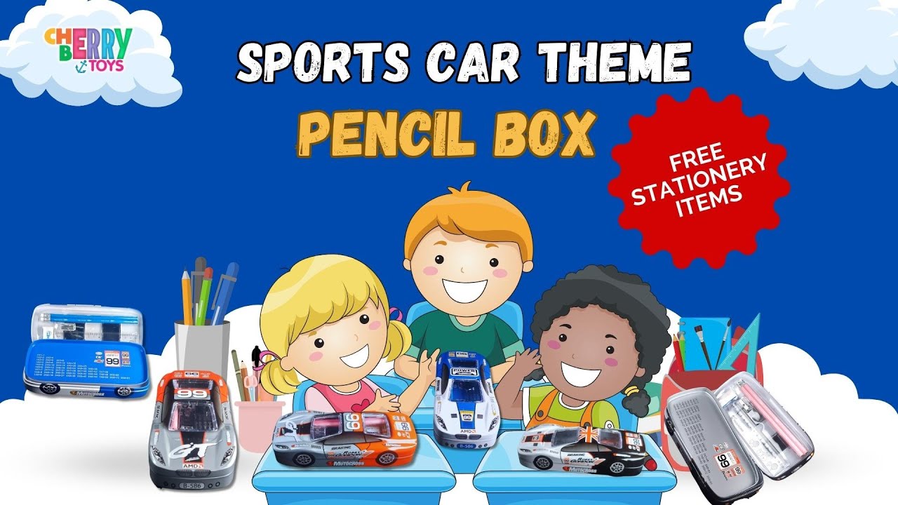 Rev Up Your School Year with the Ultimate Sports Car Pencil Box | Best ...