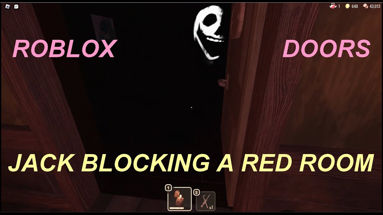 Roblox Doors Jack Guarding the Entrance Into A Red Room - YouTube
