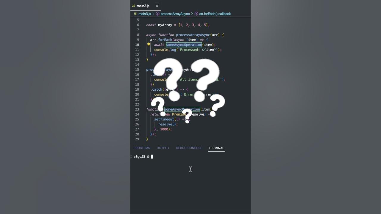Don't Make This Mistake in JavaScript - Async Operations - YouTube