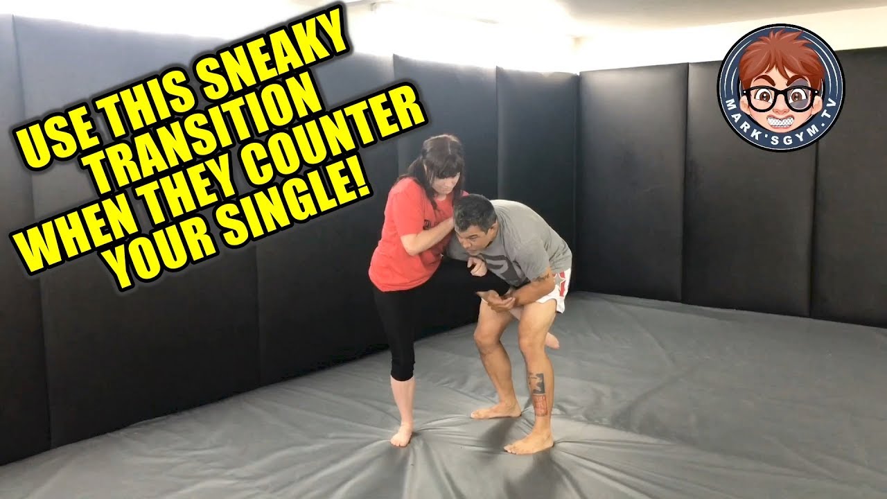MMA - Single Leg Takedown to Dump / Slide By to the Back - YouTube