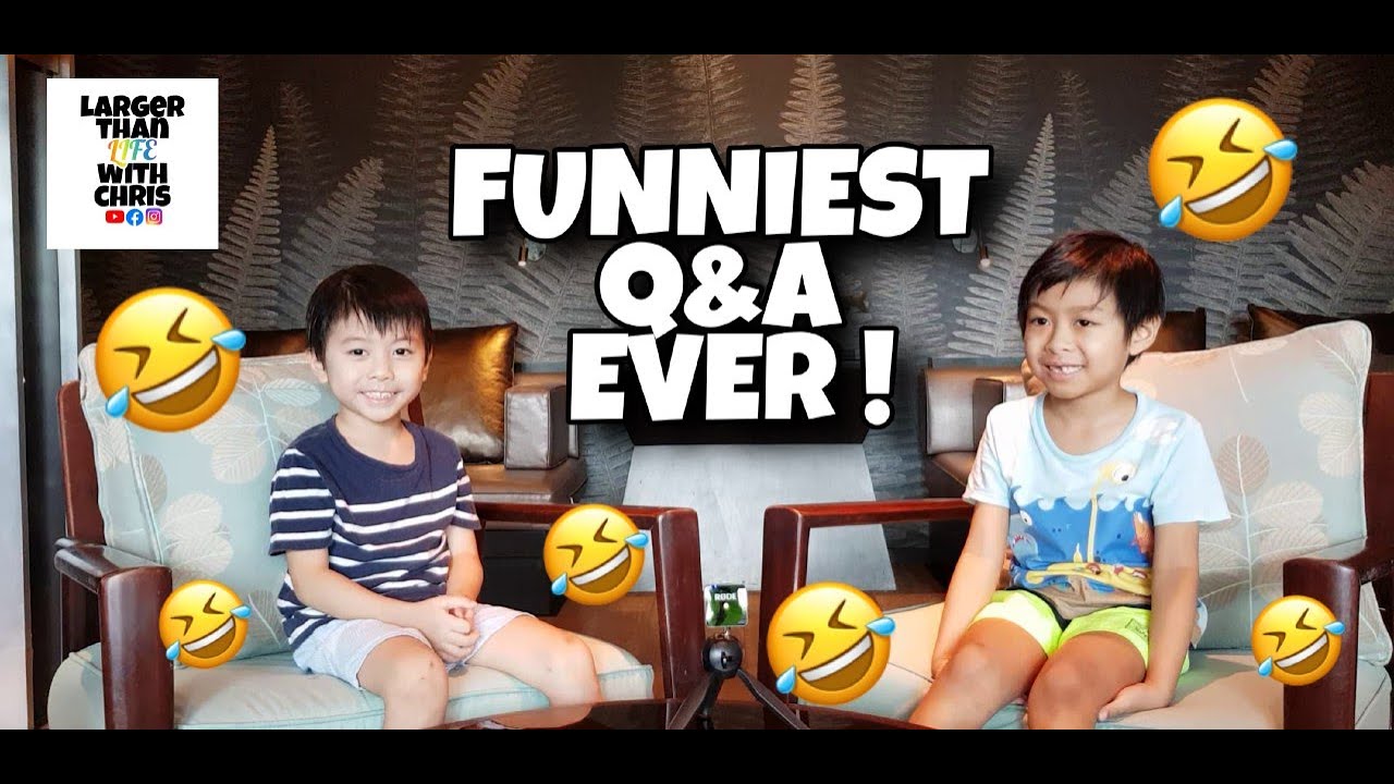 THE BEST & FUNNIEST QUESTION & ANSWER WITH MY 7 & 5 YEAR OLD SONS ...