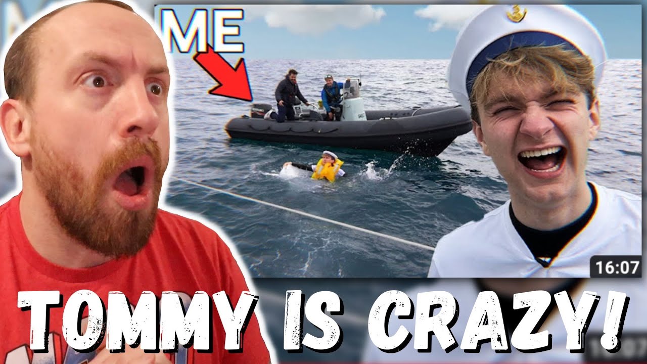TOMMY IS CRAZY! TommyInnit I Hijacked A Strangers Boat (FIRST REACTION ...