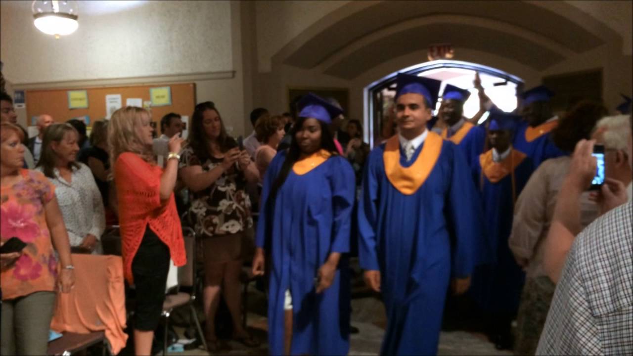 Matthew's Graduation - Graduates entering the Church - YouTube