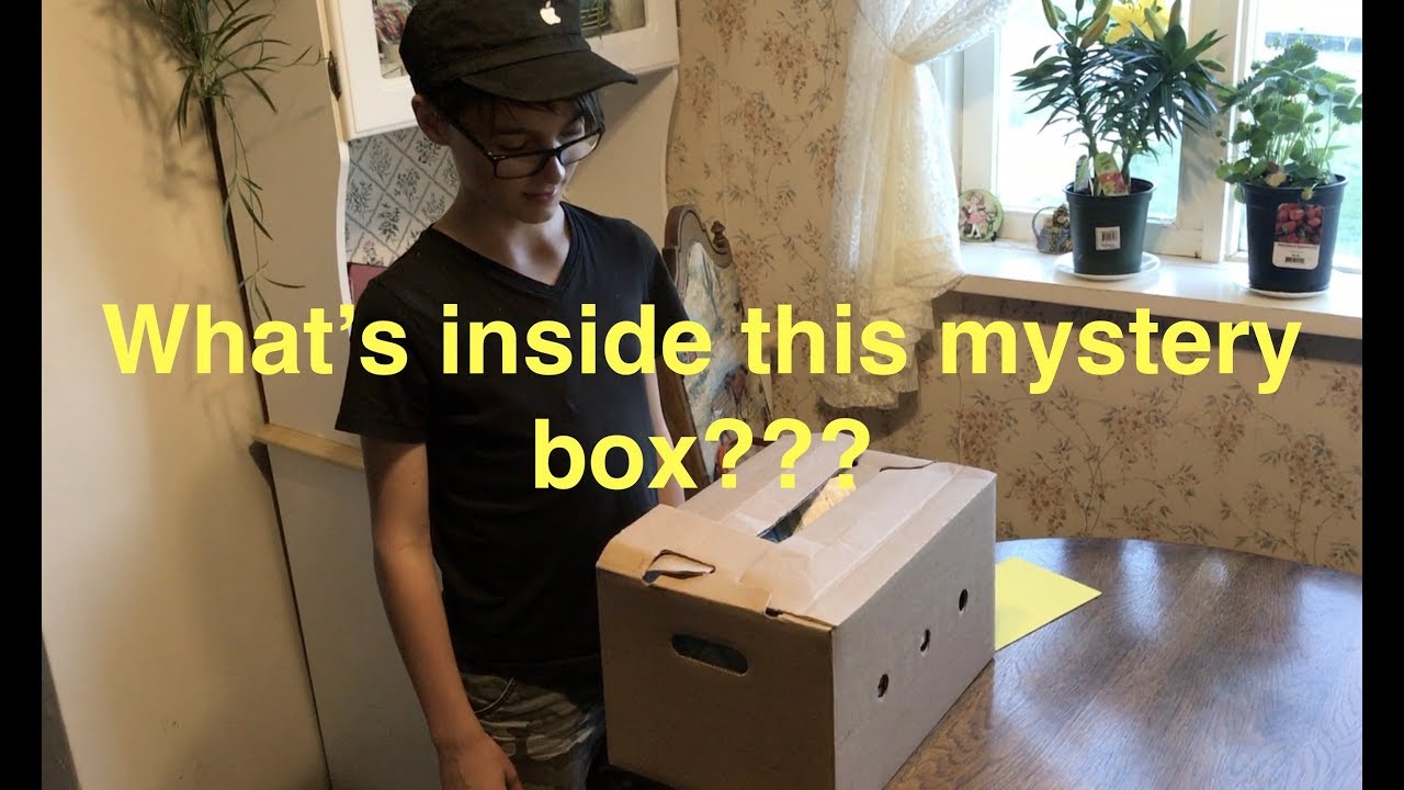 Mystery box, what's inside?!? first time unpacking! - YouTube