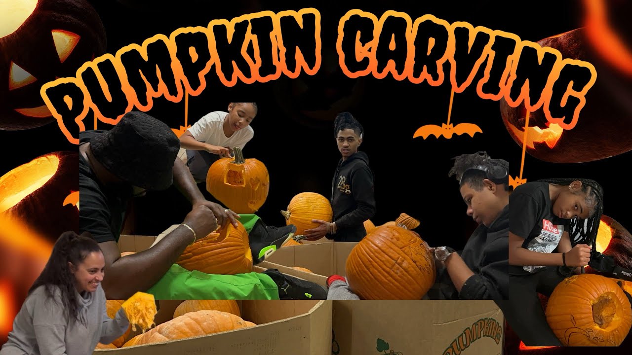 PUMPKIN CARVING VLOG - YouTube