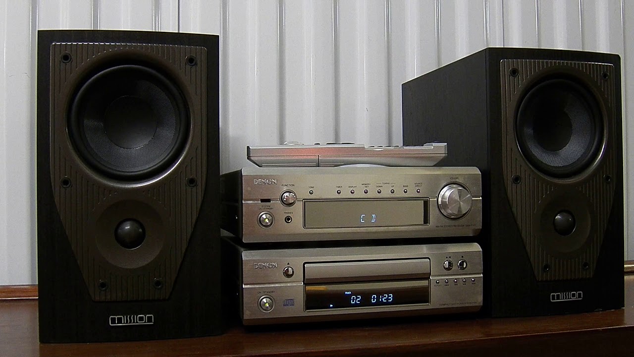 Vintage Denon D-F101MB F-D101 Micro Stereo System With DRA-F101 DCD ...