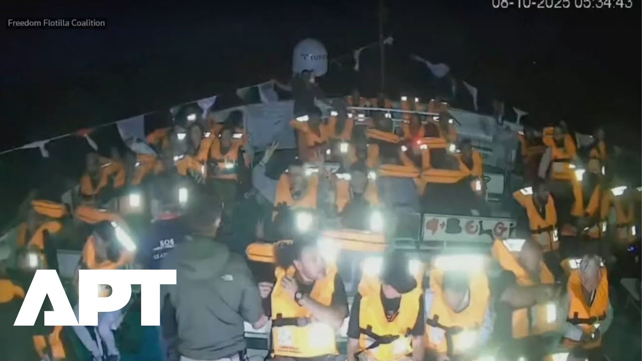 WATCH: Gaza Aid Flotilla Intercepted by Israeli Military, Conscience ...
