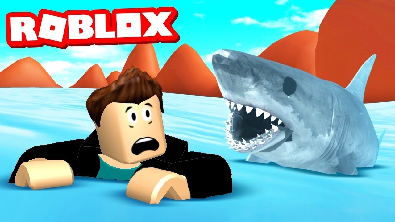 Cuidado con el tiburón más grande de Roblox | Shark Bite - YouTube