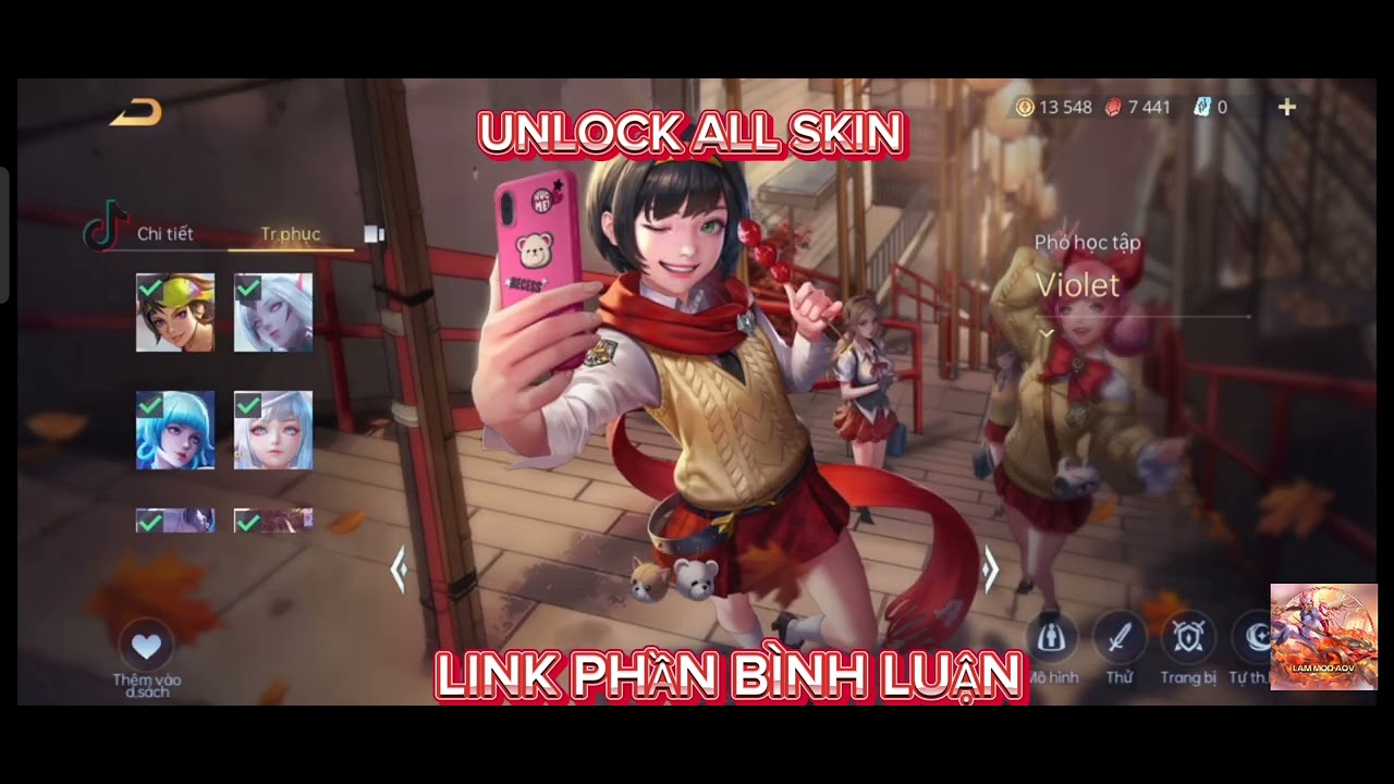 HACK MAP LIÊN QUÂN UNLOCK ALL SKIN, CÂN ACC CHÍNH, ANTIBAN 100% | LÂM ...